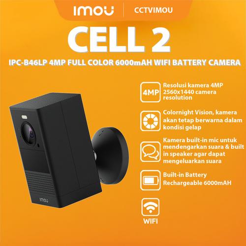 Jual IMOU Cell 2 IPC-B46LP Wi-Fi Smart Security Camera 4MP cctv - Kota ...
