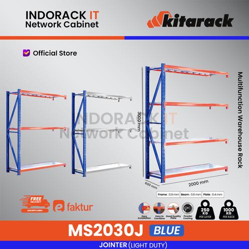Promo Rak Gudang Light Duty 4 susun tinggi 3M Rack Warehouse JOINTER ...