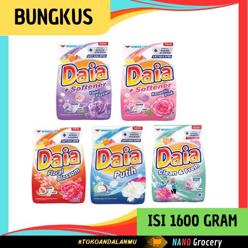 Jual Daia Deterjen Bubuk 1,6 Kg 5 Variants - Putih - Kota Pekanbaru ...