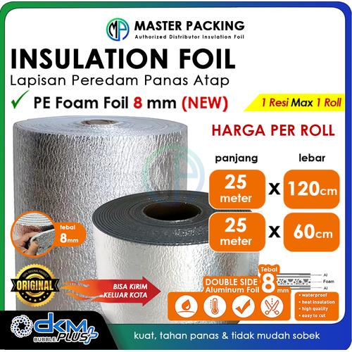Jual Peredam Panas Atap PE Foam Insulation Foil Roll 60cm & 120cm x ...