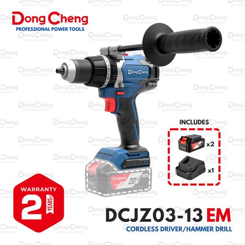 Promo DongCheng DCJZ03-13 EM / Z Mesin Bor Cordless Brushless 13 mm 120 N-m - Unit Only Cicil 0% ...
