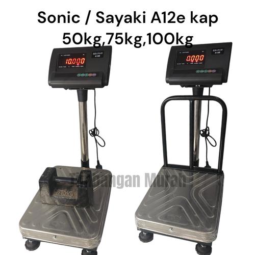Jual Timbangan barang, duduk digital SONIC / SAYAKI A12E kap 100Kg - Plus Pagar - Jakarta Barat ...
