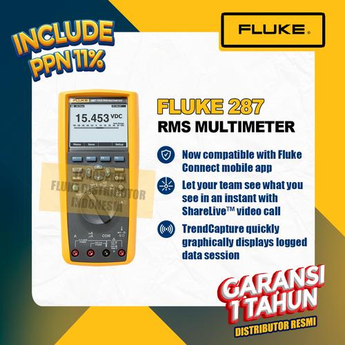 Jual FLUKE 287 TRUE RMS MULTIMETER original - Jakarta Barat - Fluke ...