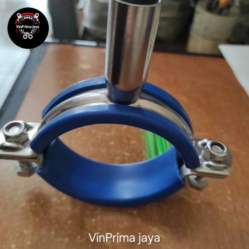 Jual CLAMP PIPA STAINLESS / KLEM PIPA HOLDER STAINLESS 3" INCH SS304 ...