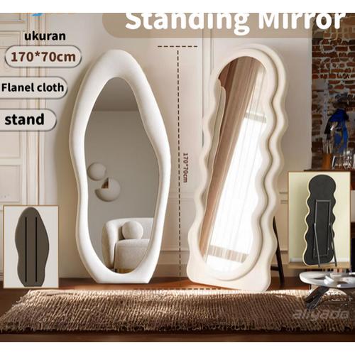 Jual Standing Mirror / Cermin Standing Aesthetic Full Body Minimalis ...