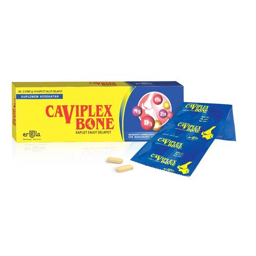 Jual CAVIPLEX BONE Box - Suplemen Kalsium Kesehatan Tulang / Kaplet ...