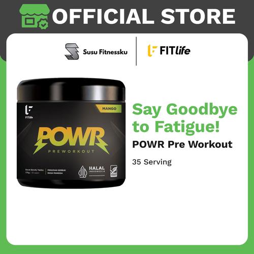 Jual Fitlife Pre Workout POWR 35 Serving PRE Workout - Mango - Jakarta ...