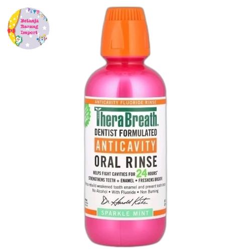 Jual Thera Breath Dentist Formulated Anti Cavity Oral Rinse Helps Fight ...
