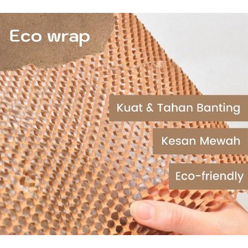 Jual Eco Friendly Bubble Wrap Paper wrap Eco wrap Honeycomb Ramah Lingkungan - 30cm x 5m ...