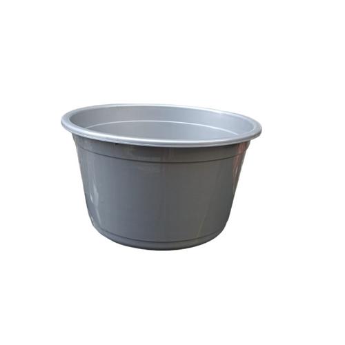 Jual 672 Baskom Bulat Abu Silver Platinum Plastik Food Grade Tebal ...