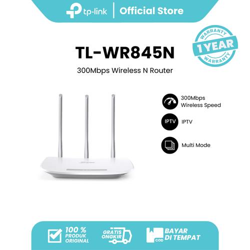 Promo TP-Link TL-WR845N | 300Mbps WiFi Router | 4in-1 | Repeater ...