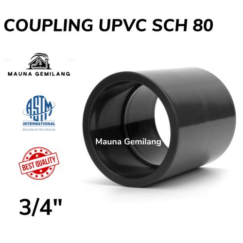 Jual Coupling (Socket) UPVC Sch 80 Socket ANSI / ASTM Size 3/4 Inch ...