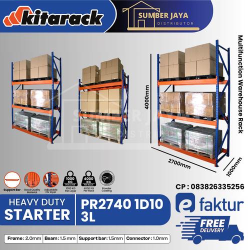 Jual Rak Palet 1 TON/Layer - Pallet Rack Heavy Duty KITARACK Panjang 2 ...
