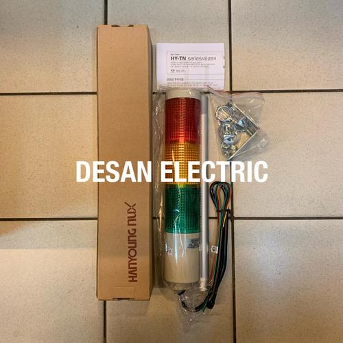 Jual Lampu Signal Tower Lamp HY TN-24-3 24VDC 3 Tingkat Hanyoung Nux ...