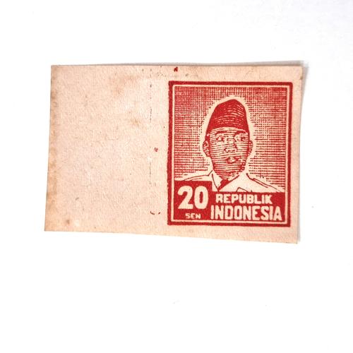 Jual Prangko INDONESIA 1948. Revolusi Jawa. CETAK PERCOBAAN PRANGKO ...