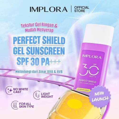 Jual Implora Perfect Shield Sunscreen SPF 40 PA++++ Sunblock Wajah ...