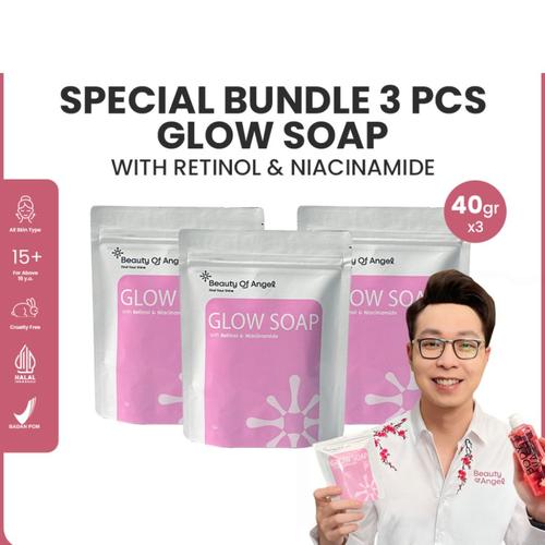 Jual [BUNDLING] Beauty Of Angel Glow Soap 40gr 3 PCS - Beauty of Angel ...