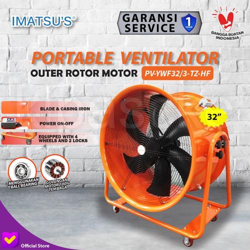 Jual Portable Ventilator Blower 32 Inchi Exhaust Drum Fan 32 Inch 380V ...