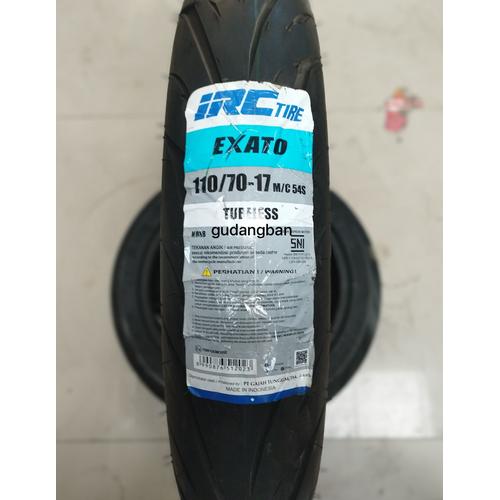 Jual Ban Luar IRC 110 70 - 17 Exato NR88 tubeless ninja cbr - Kota ...