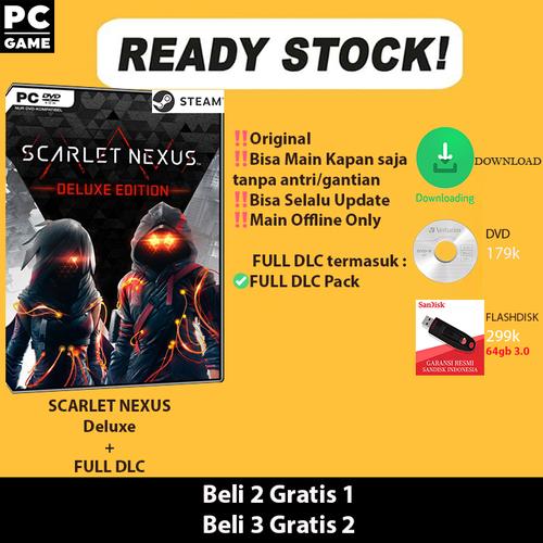 Promo Scarlet Nexus DELUXE PC ORIGINAL - WITH FLASHDISK - Kota Bekasi ...