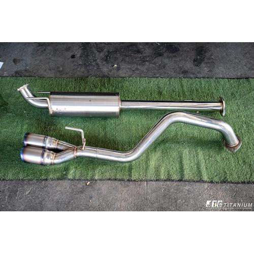 Jual JTC Titanium Dual Tip Tailpipe Muffler Exhaust for Toyota Fortuner ...