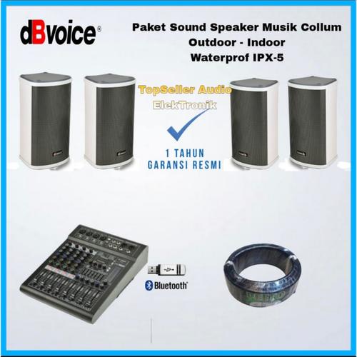 Jual Paket Sound System Musik Speaker Collum 5 Inch dBvoice 4 Unit ...