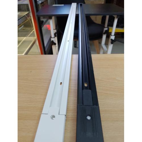 Jual RELL LAMPU TRACK RELL SOROT 1M 1,5M 2M HITAM PUTIH PVC - 1M ...