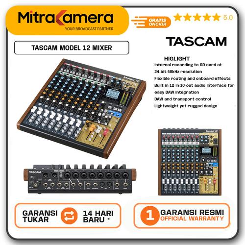 Promo TASCAM MODEL 12 Mixer Recorder USB Audio Interface Cicil 0% 3x - Jakarta Selatan ...