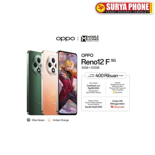 Promo OPPO RENO 12F 5G RAM 12 ROM 12/512GB Cicil 0% 3x - Kota Samarinda ...