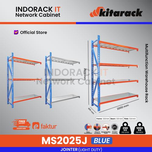 Promo Rak Gudang Tinggi 2.5Meter Panjang 2M Rack Gudang 4susun JOINTER ...