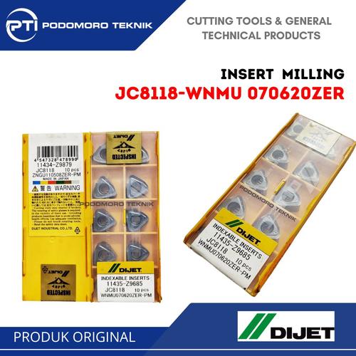 Jual Insert Milling WNMU 070620ZER DIJET Insert Milling WNMU 07 06 20 ...