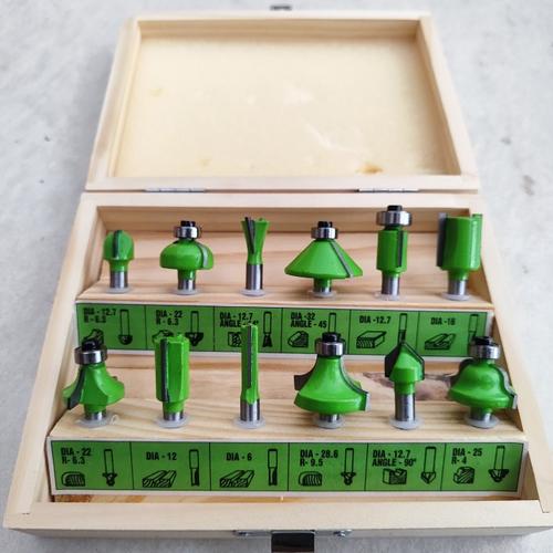 Jual RYU Mata Pisau 1/4" Mesin Trimer Trimmer Profil Kecil Router Kayu ...