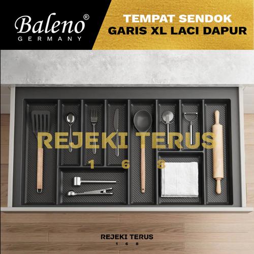 Jual Rak Sendok Garpu XL 900 mm BALENO Abu Sekat Laci Dapur Alat Tulis ...