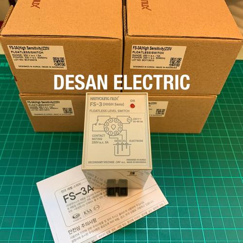 Jual Floatless Level Switch Hanyoung Nux FS-3A FS-3 FS 3A 220VAC ...