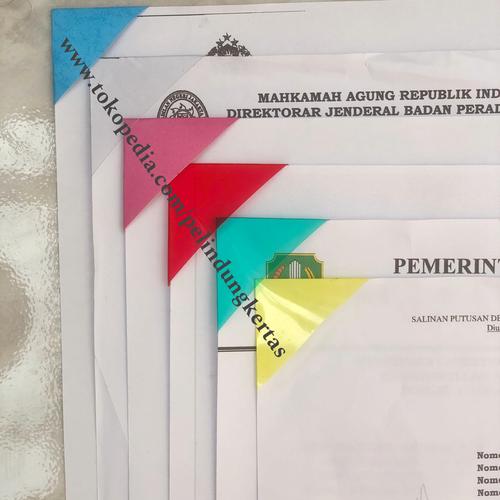 Jual Pelindung ujung kertas sudut kertas dokumen segitiga ujung kertas ...