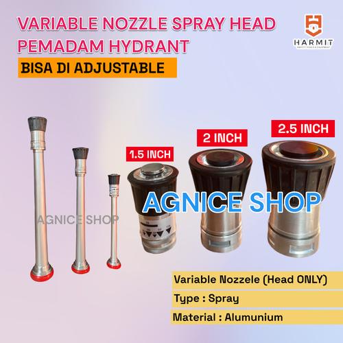 Jual Variable Nozzle Spray Head pemadam Hydran Alumunium Harmit - SPRAY ...