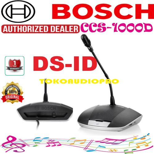 Jual Bosch CCS1000DS Delegate Unit CCS-DS-ID Mic Conference System ...