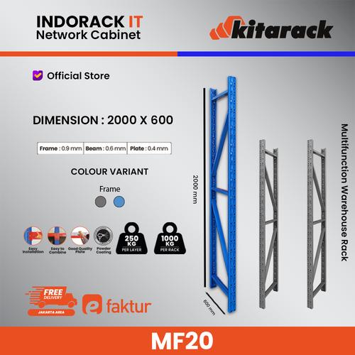Promo Rak gudang / tiang MF KITARACK Rak Gudang light Duty - 2meter ...