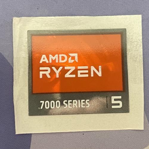 Jual Sticker stiker logo AMD Ryzen 5 7000 Series red gen7 original ...
