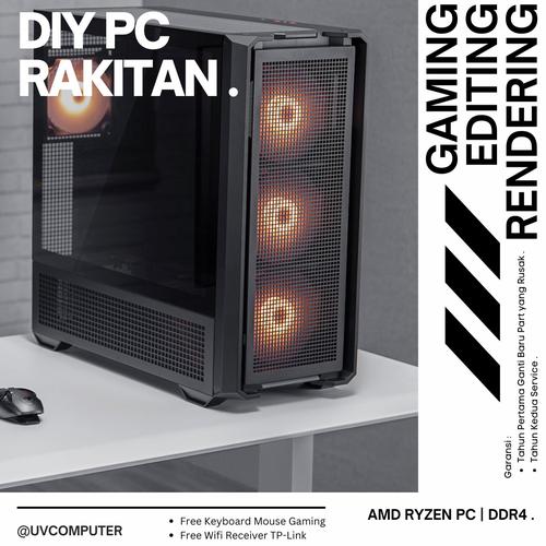 Promo UV Computer PC Gaming Editing Render AMD Ryzen 3 4100 AM4 | DDR4 ...