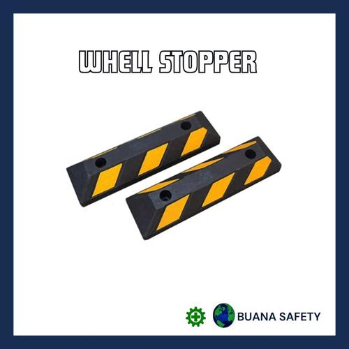 Jual Wheel Stopper Car / Rubber Stoper Parking / Pengganjal Ban ...