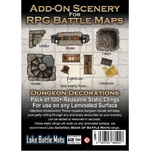 Jual Loke Battle Mats Add - On Scenery for RPG Maps Dungeon Decorations ...