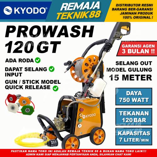 Jual ALAT STEAM MOTOR MOBIL KYODO PROWASH 120GT JET CLEANER MESIN STEAM ...