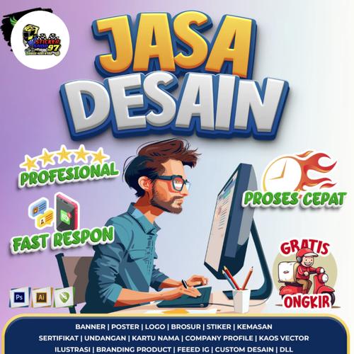 Jual jasa desain decal motor dan cetak sticker sesuai pesanan riques ...