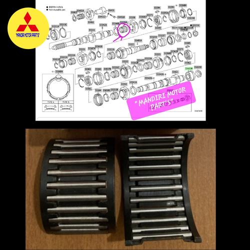 Jual BEARING BAMBU TRANSMISI/NEEDLE BEARING 5TH HINO DUTRO130HD ...