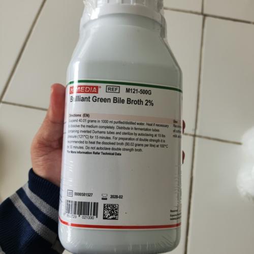 Jual M121-500G BRILLIANT GREEN BILE BROTH 2% BRILLIANT GREEN LACTOSE ...
