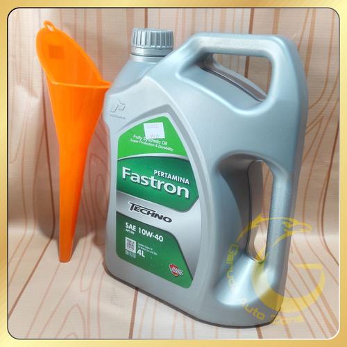 Jual Oli Pertamina FASTRON TECHNO 10W-40 SL 4L 10415bk - Fastron+Corong ...