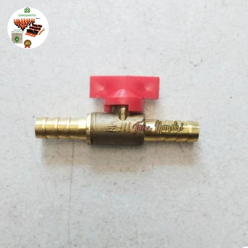 Jual Ball Valve Selang Gas LPG. 1/4" / Stop Kran Gas LPG Kuningan 1/4" inch MK - Jakarta Pusat ...