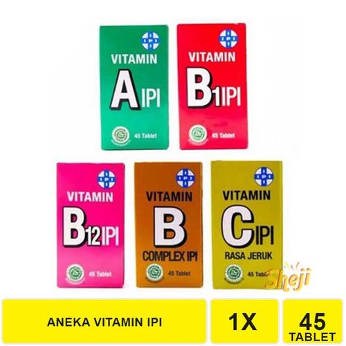 Jual ANEKA IPI VITAMIN/VITAMIN C/VITAMIN A/VITAMIN B /VITAMIN B COMPLEX ...
