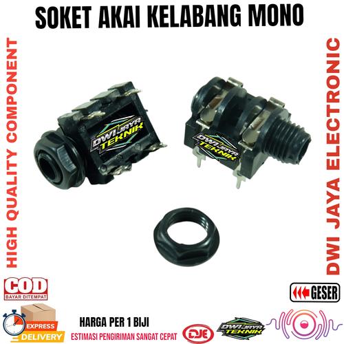 Jual Socket Akai Mono Model Ulat Kelabang Soket 4 Pin Kaki - Kab ...